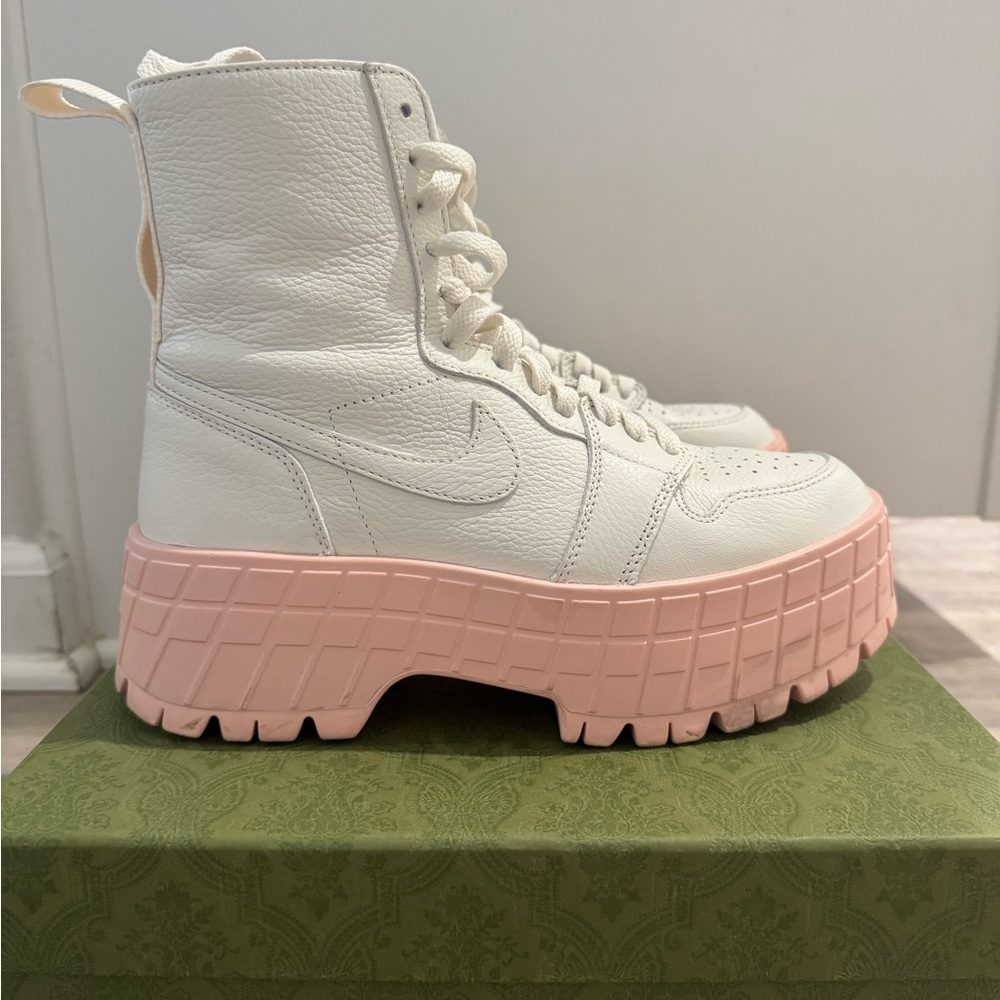 Rare Pink Platform, Nike Combat Boots - Gem